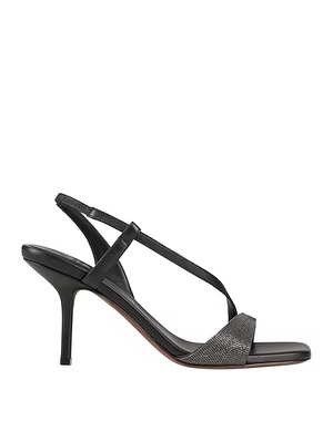 Brunello Cucinelli Leather High-heeled Sandals - Black