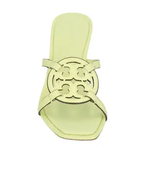 Tory Burch Snake Print Leather Sandals