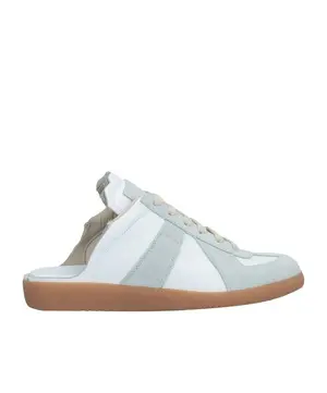 MAISON MARGIELA Two-tone Leather Mules And Clogs - White