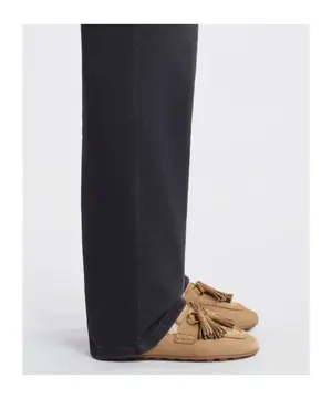 Hogan Slip-on Flat Shoes With Tassel Embellishment