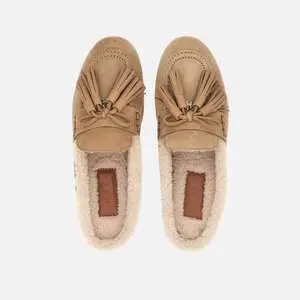 Hogan Slip-on Flat Shoes With Tassel Embellishment