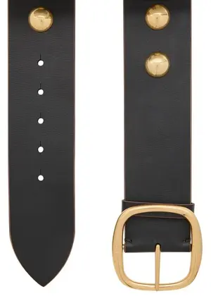Chloé The Midnight Stud-embellished Leather Belt