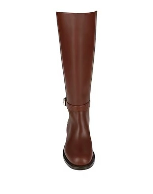 Burberry Knee High Boots With Buckle Detail