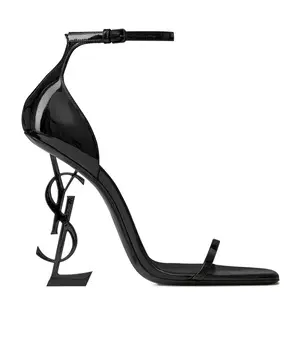 Saint Laurent Opyum 110mm Patent Leather Sandals