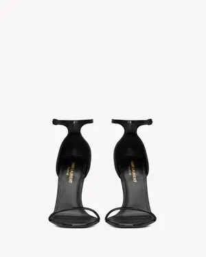 Saint Laurent Opyum 110mm Patent Leather Sandals