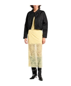 GANNI Relaxed Fit Long Sleeve Jacket
