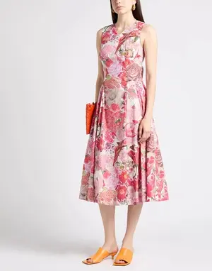 Marni Sleeveless V-neck Floral Dress