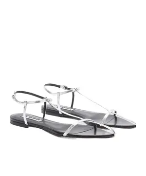 JIL SANDER Pointed-toe Caged Sandals