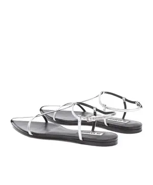 JIL SANDER Pointed-toe Caged Sandals
