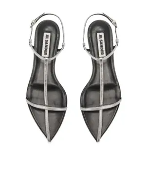 JIL SANDER Pointed-toe Caged Sandals