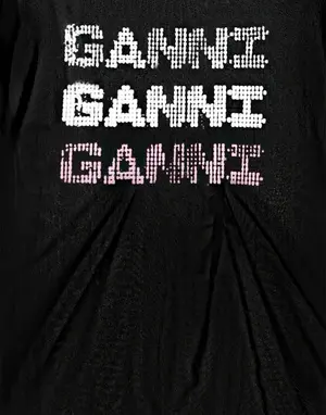 GANNI Logo Dress