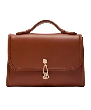 Gabriela Hearst Small Leather Top Handle Bag - Red