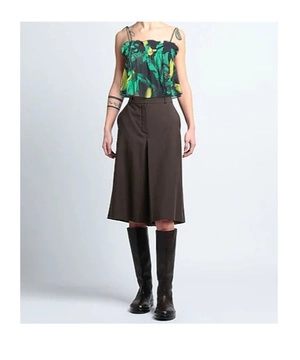 GANNI Sleeveless Floral Print Top With Deep Neckline