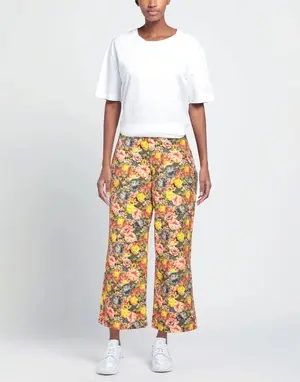 Marni Floral Print Denim Straight-leg Pants
