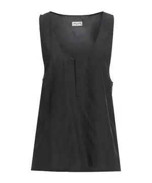 Saint Laurent Sleeveless Cady Top