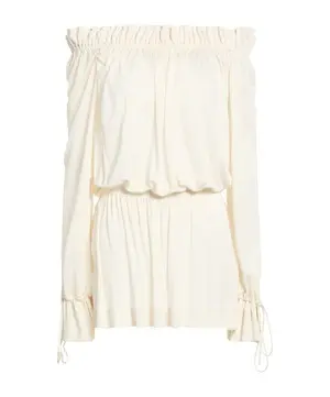Saint Laurent Long Sleeves Flared Dress
