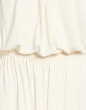 Saint Laurent Long Sleeves Flared Dress