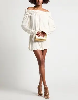 Saint Laurent Long Sleeves Flared Dress
