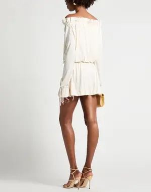 Saint Laurent Long Sleeves Flared Dress