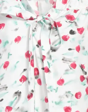 Marni Floral Print Bow Blouse