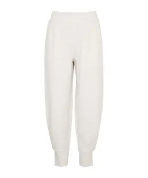 Varley Relaxed Fit Stretch-jersey Sweatpants - White