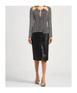 Isabel Marant Étoile Pleated Design Long Sleeve Top - Black