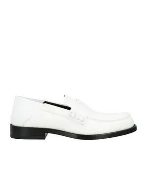 MAISON MARGIELA Round Toe Leather Loafers