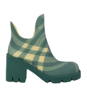 Burberry Printed Ankle Boots - Green