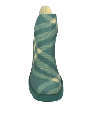Burberry Printed Ankle Boots - Green