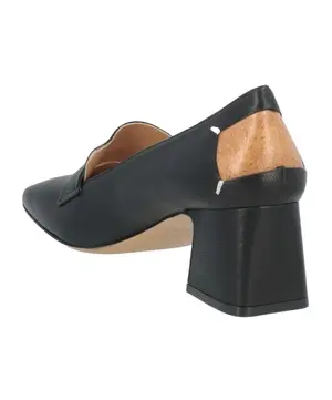 MAISON MARGIELA Square-toe Leather Loafers With Block Heel