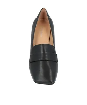 MAISON MARGIELA Square-toe Leather Loafers With Block Heel
