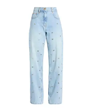 Farm Rio Belt Loop Jeans - Blue