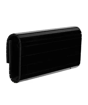JIMMY CHOO Sweetie Acrylic Clutch With Chain Strap - Black