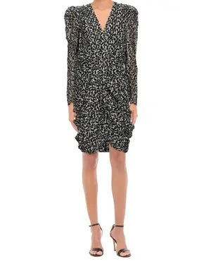 Isabel Marant Étoile Two-tone V-neck Midi Dress