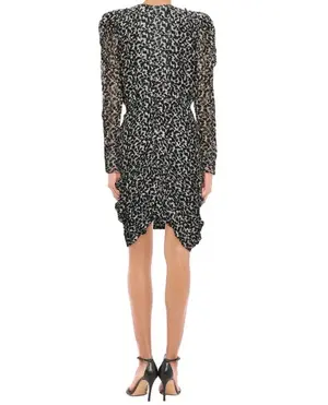 Isabel Marant Étoile Two-tone V-neck Midi Dress