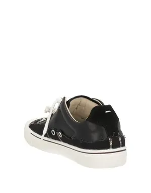 MAISON MARGIELA Low-top Canvas And Leather Trainers - White