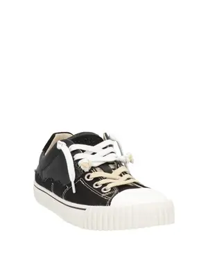 MAISON MARGIELA Low-top Canvas And Leather Trainers - White