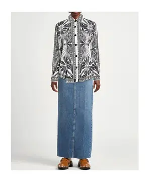 Farm Rio Long-sleeve Printed Shirt