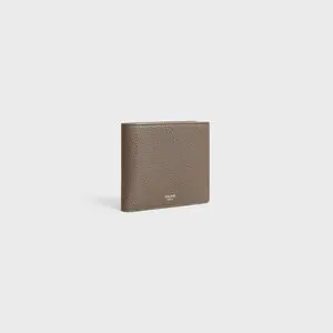 Celine Bi-fold Wallet In Grained Calfskin