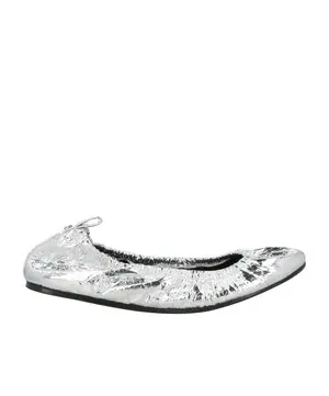 Isabel Marant Étoile Round Toe Ballet Shoes - White