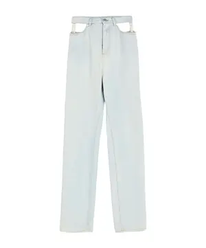 MAISON MARGIELA Light Wash Cutout Straight-leg Jeans