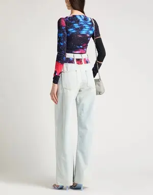 MAISON MARGIELA Light Wash Cutout Straight-leg Jeans