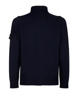 Stone Island Logo Knitted Cardigan