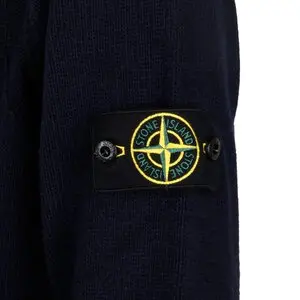 Stone Island Logo Knitted Cardigan