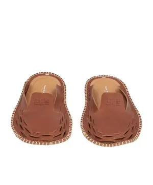 MAISON MARGIELA Minimalist Leather Mules - No