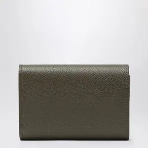 Loewe Pebble Small Vertical Wallet In Pebble Grained Calfskin