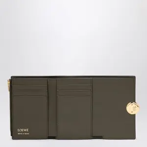 Loewe Pebble Small Vertical Wallet In Pebble Grained Calfskin