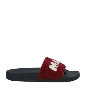 Marni Minimalist Solid Color Slippers - Black