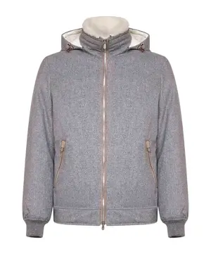 Brunello Cucinelli Zip-up Hooded Jacket