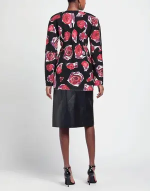 Marni V-neck Long Sleeve Floral Top